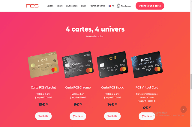 PCS Mastercard : tout savoir sur la carte prépayée rechargeable